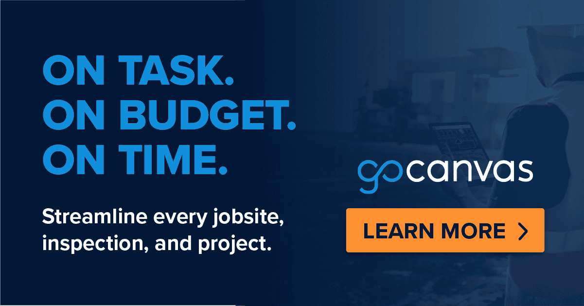 GoCanvas: Simplify Inspections and Jobsite Operations