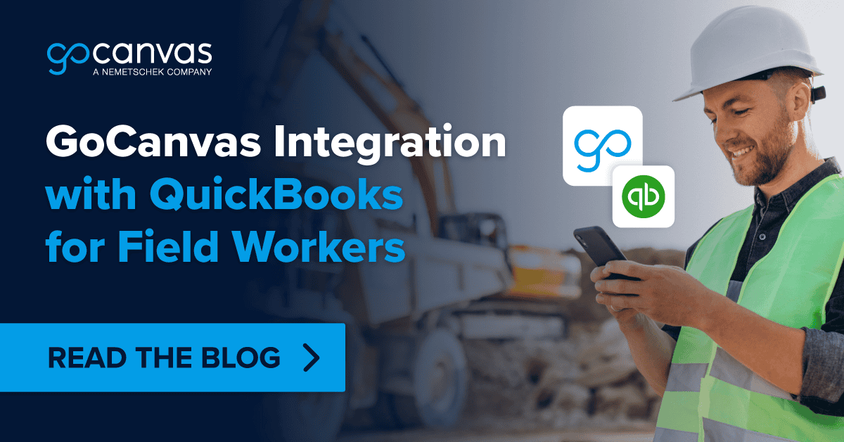 GoCanvas Integration with QuickBooks for Field Workers - GoCanvas